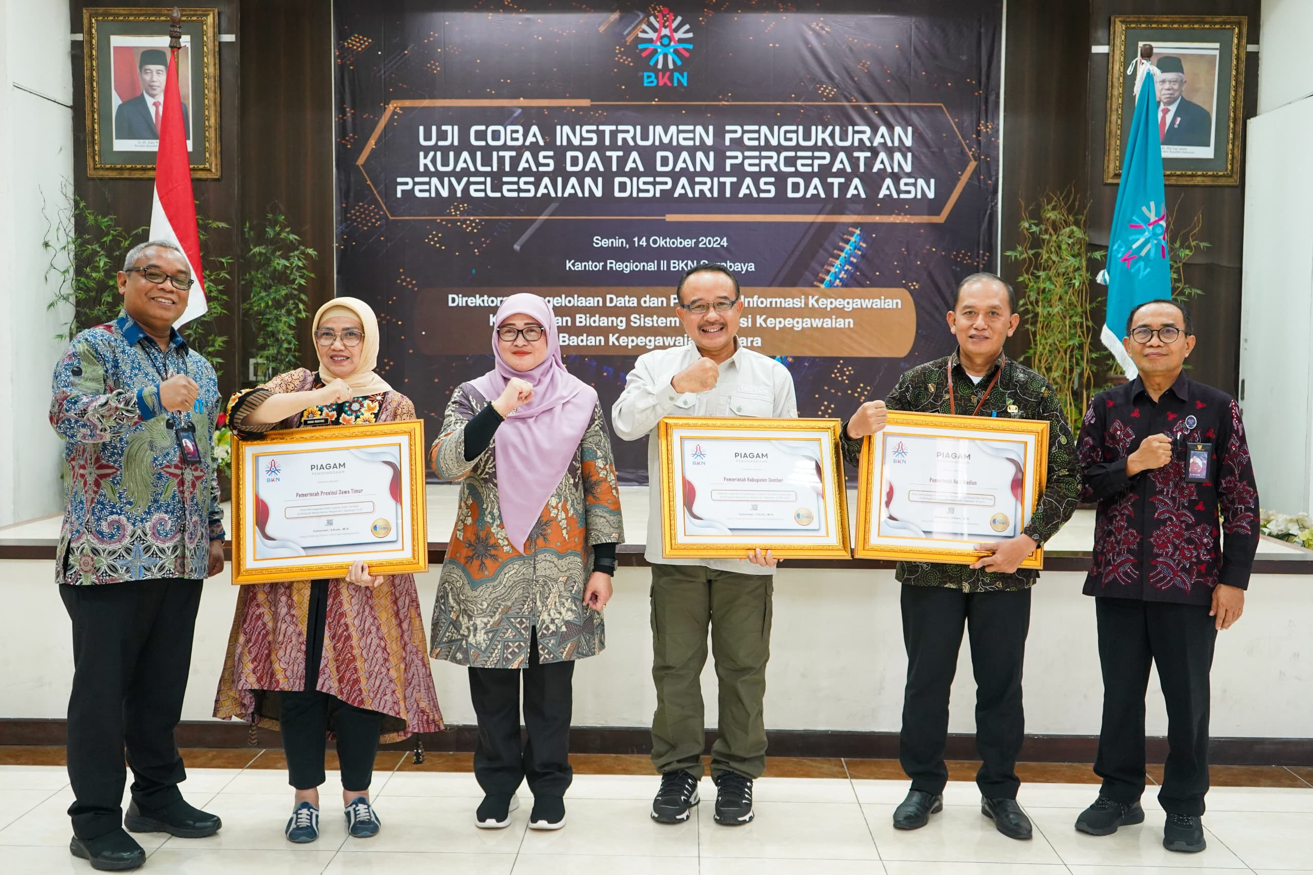 BKN Regional 2 Memberikan Penghargaan Untuk Kabupaten Jember atas ...